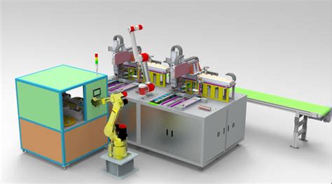 Panel Automatic Assembly Line 3d Model Cgtrader