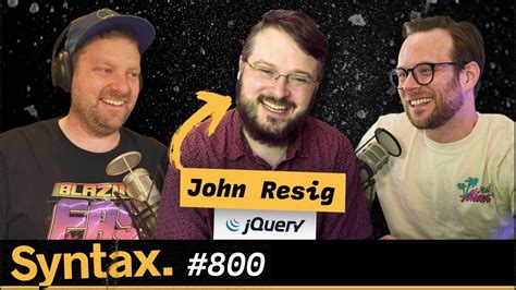 Why The Jquery Creator Uses React And Typescript John Resig Youtube