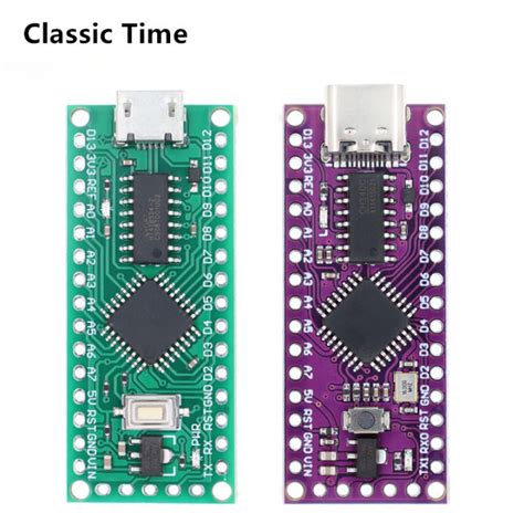 lgt8f328p lqfp32ไมโคร usb minievb type c ที่เข้ากันได้กับ v3 0นาโน