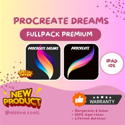 Jual Procreate Dreams Ipad Procreate Ipad Procreate Pocket Lifetime Iosipad Shopee Indonesia