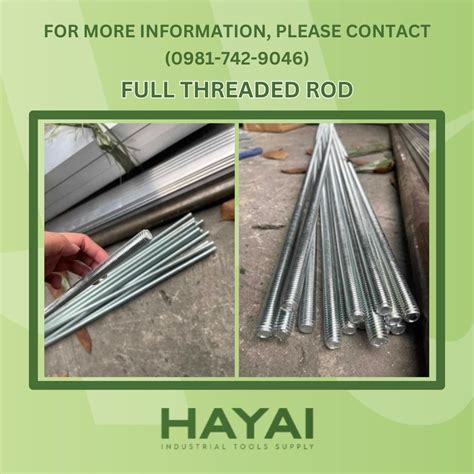 FULL THREADED ROD Commercial Industrial Construction Tools Equipment On Carousell