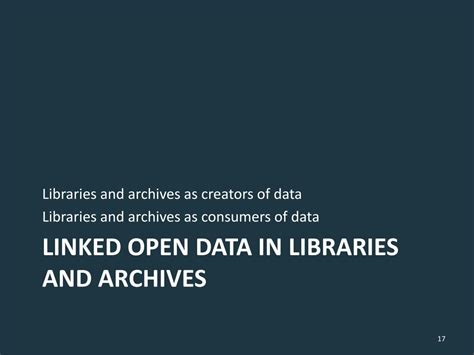 Ppt What Is Lodlam Understanding Linked Open Data In Libraries