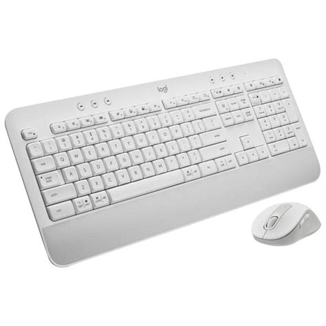 Logitech Logitech Signature Mk650 Wireless Bluetooth Keyboard And Mouse Combo White English