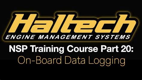 Haltech Elite Nsp Training Course Part 17 Reluctor Trigger Home