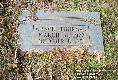 Grace Westmoreland Thurman 1922 1951 Mémorial Find A Grave