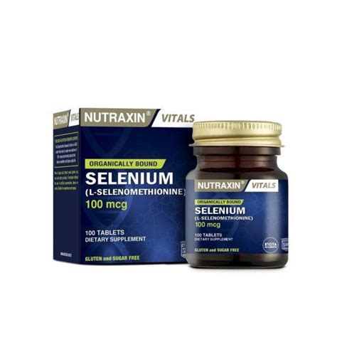 Nutraxin Selenium 100 Mcg 100 Tablet Turkish Souq