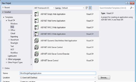 Single Page Application Mvc Example