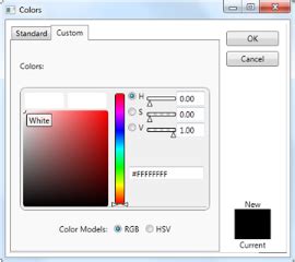 MoreColor Option In WPF Color Picker Palette Control Syncfusion