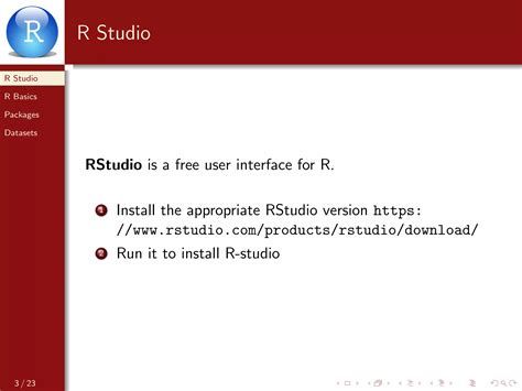 Introduction To Rstudio PDF