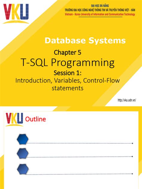 Chapter5session1 Introduction Variables Control Flow Statements
