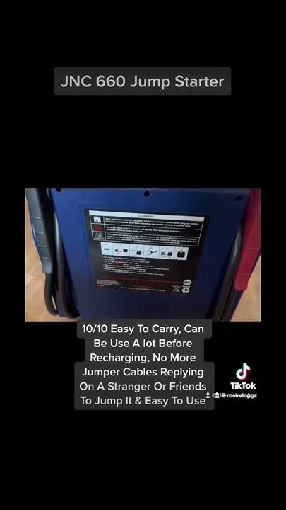 JNC 660 Jump Starter - YouTube