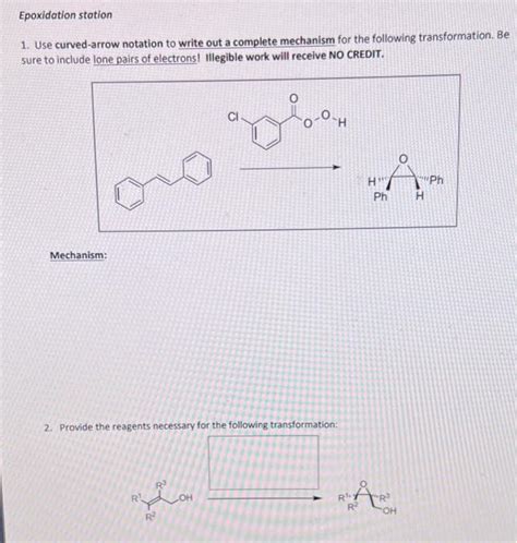 Solved Use Curved Arrow Notation To Write Out A Complete Chegg
