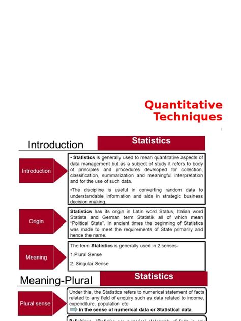 Unit I Qt Part I Pdf Median Mode Statistics