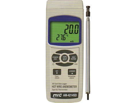 Hot Wire Anemometer Data Logger