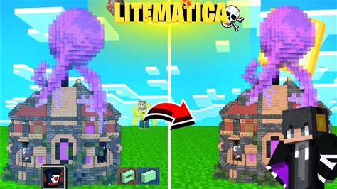 How To Use Litematica In Pe Make Your Hard Builds Easily YouTube