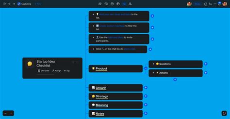 🤔 Startup Idea Checklist Template R Taskade