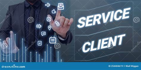 Text Caption Presenting Service Clientdealing With Customers Satisfaction And Needs Efficiently