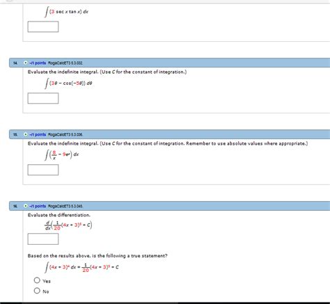 Solved Integral Sec X Tan X Dx Evaluate The Indefinite Chegg Com