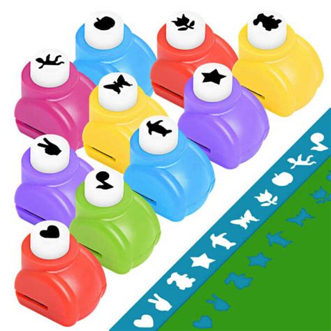 8pc Jumbo Paper Shape Cutter Metal Shapes Jf 821 Sellet