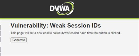 Dvwa 靶场 Weak Session Ids 通关解析 Csdn博客