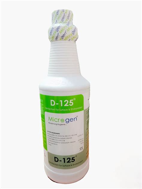 Surface Disinfectant D125 Microgen At ₹ 1900litre In Meerut Id