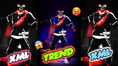 free fire latest trends and edits ff xml clips ff trend ff xml