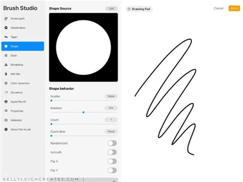 How To Create A Brush In Procreate Kelly Leigh Creates
