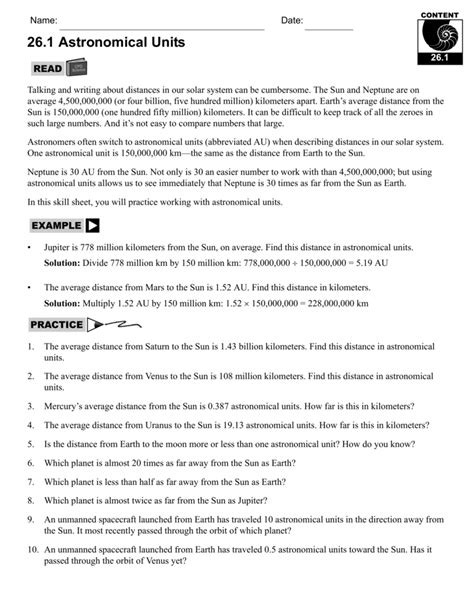 261 Astronomical Units