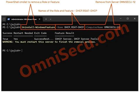 How To Remove Roles And Features Using PowerShell