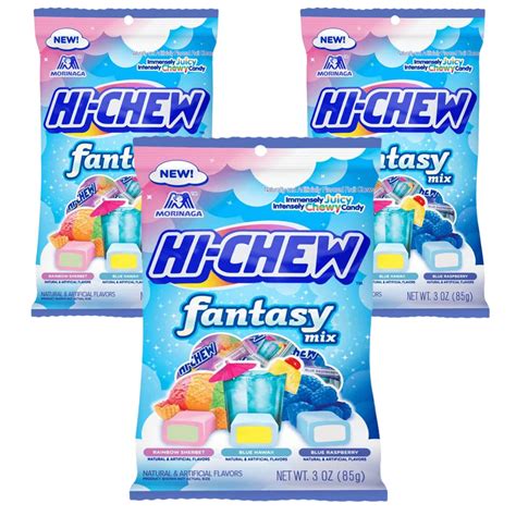 Buy Hi Chew Candy Fantasy Mix Rainbow Set Blue Hawaii And Blue Raspberry Flavors Fruity