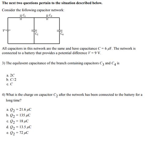 Solved The Next Two Questions Pertain To The Situation