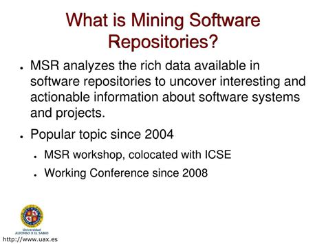 Ppt Mining Software Repositories What To Do And Where To Get Data Powerpoint Presentation