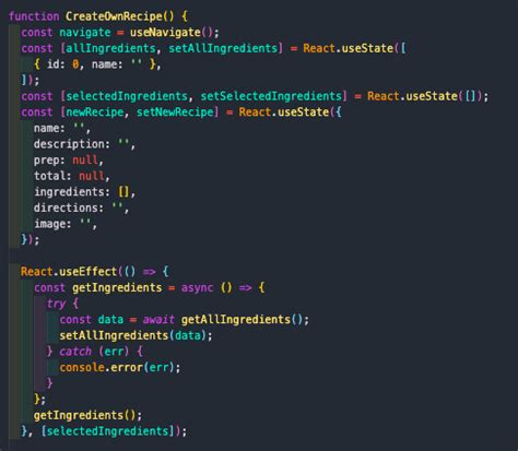 Github Dani Gordon Noms Frontend The Frontend Of A Full Stack Meal Planning App Ga Project