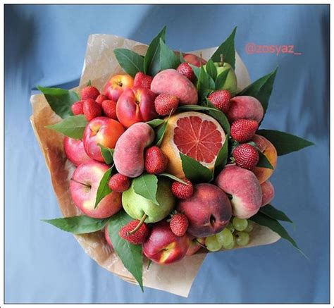 Пин от пользователя ️𝓡𝓸𝓼𝔂 ️ на доске Fioriandfrutta💐🍉 Фруктовые съедобные композиции Съедобные