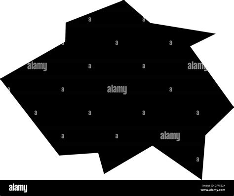 Edgy Geometric Random Amorph Amorphous Shape Element Vector — Stock Vector Illustration