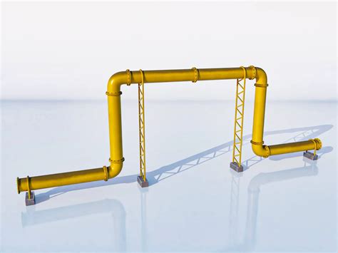 Gas Pipeline 3d Model Pixlnexs Store