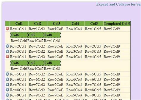 Yii Gridview Rows Onclick To Expand And Show Detailview Below The Row
