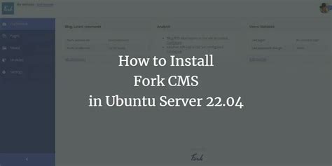 How To Install Fork Cms In Ubuntu Server 2204