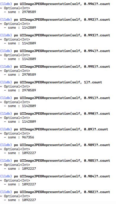 Ios How To Compress Of Reduce The Size Of An Image Before Uploading