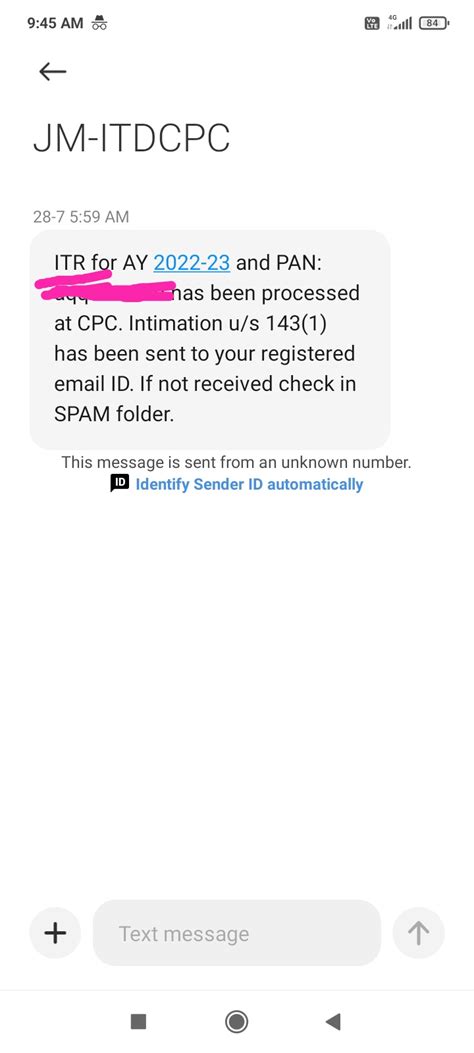 Intimation For Itr Not Received Taxation Trading Qanda By Zerodha All Your Queries On