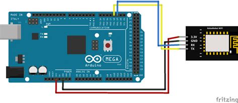 hubungkan arduino uno nano mega dengan wifi module kelas robot