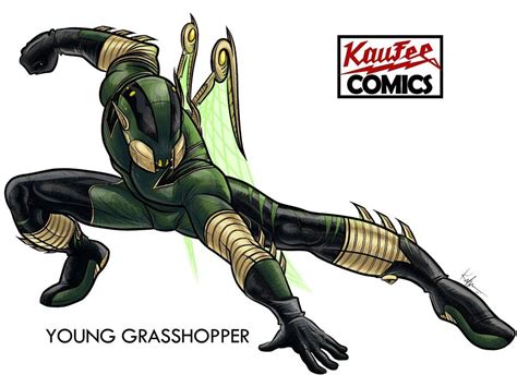 Young Grasshopper By Kaufee On Deviantart Heróis De Quadrinhos