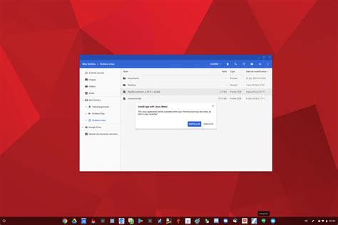installer des paquets linux debian sur chromeos et chromebook