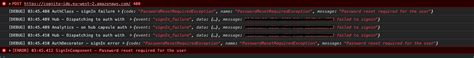 PasswordResetRequiredException Not Handled In The Amplify Authenticator Component Issue