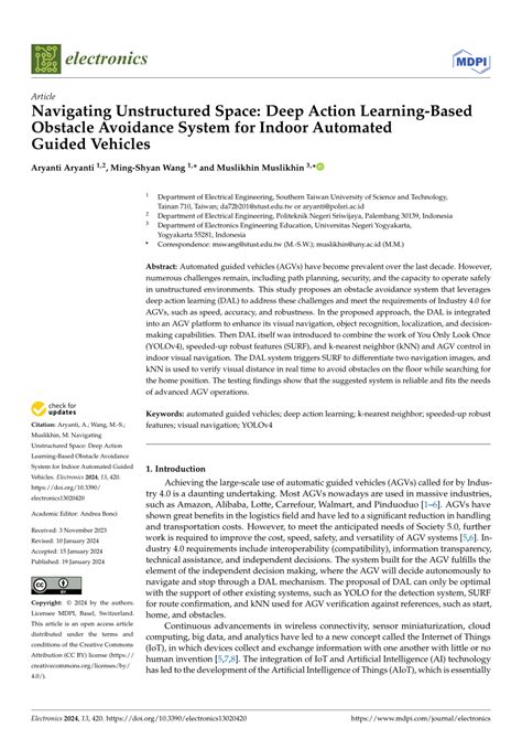 Pdf Navigating Unstructured Space Deep Action Learning Based Obstacle Avoidance System For