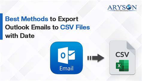 best methods to export outlook emails to csv files with date