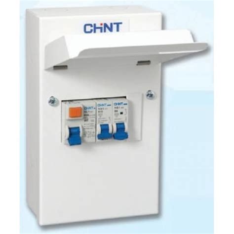 Chint Nx3 5ra Populated 5 Module 3 Way Consumer Unit