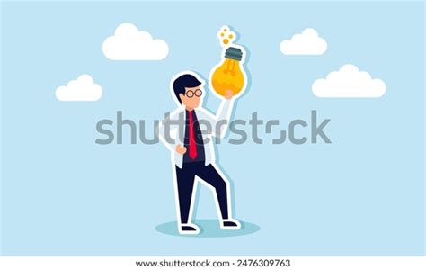 Experiment Creative Ideas Research Invent Products Stock Vector