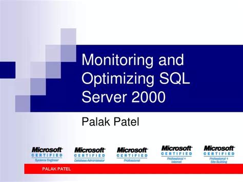 Ppt Monitoring And Optimizing Sql Server 2000 Powerpoint Presentation