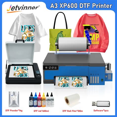 A3 Dtf 프린터 엡손 Xp600 Impresora Dtf 직접 필름 전송 프린터 의류 후드 청바지용 티셔츠 인쇄기 Best Top5 Insumath